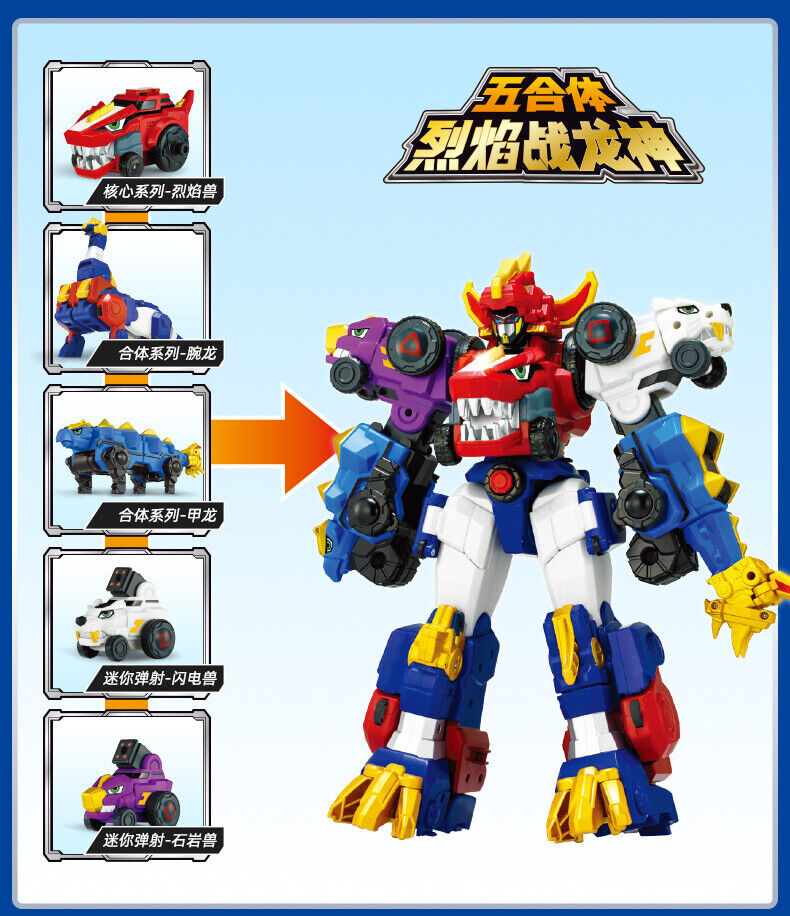 Dino Core Ultra D-Buster Tyranno Dinosaur Transform Robot Combiner