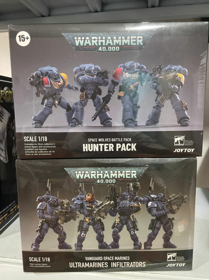 1/18 3.75 Inch War Hammer 40K Action Figures Sets In Stock