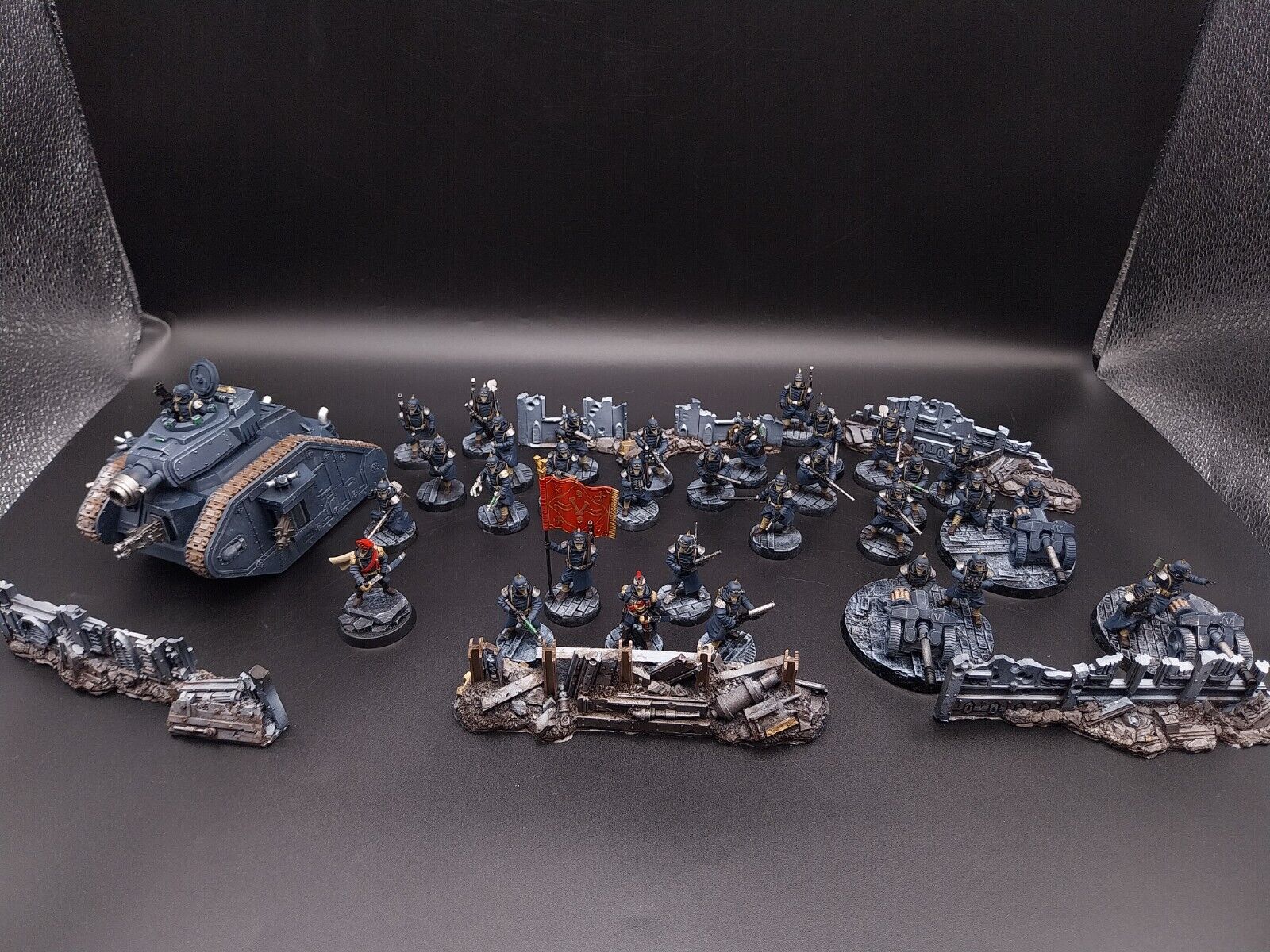 Warhammer 40k Death Korps of Krieg army painted Commission