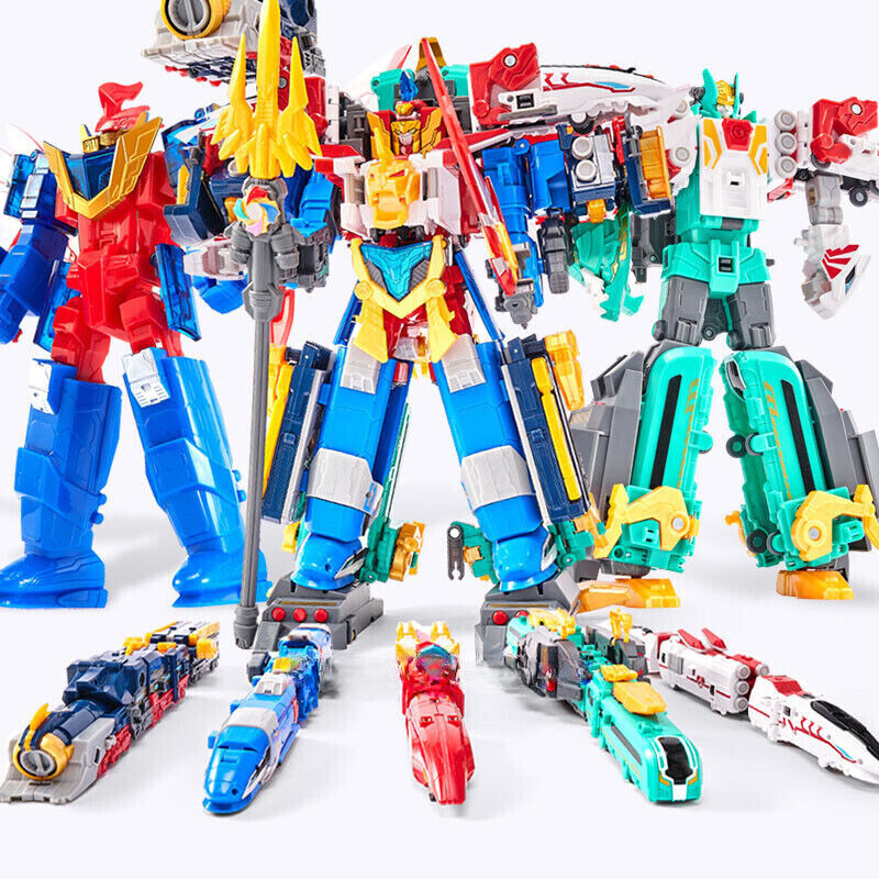 Gaint Savers Railway Vanguard Omega Rail Saver Transformation Robot Set