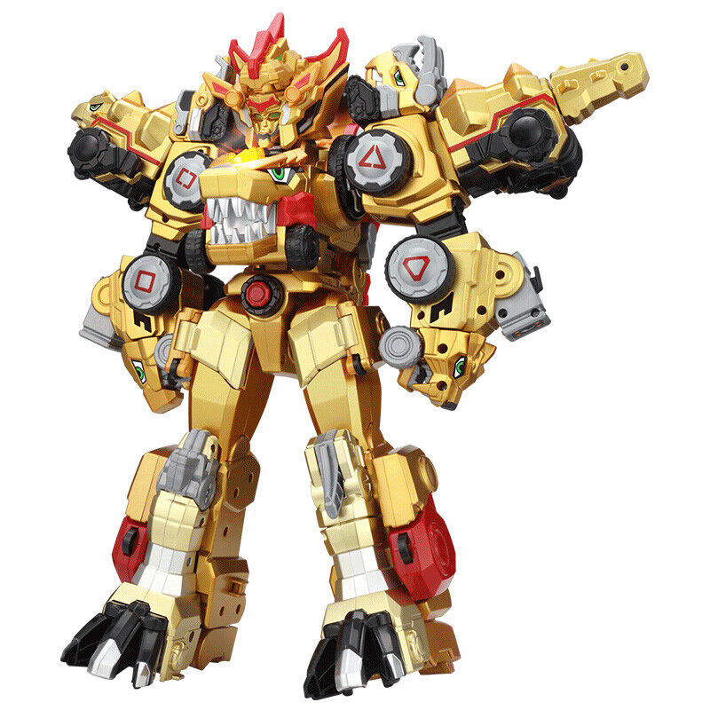 Dino Core Golden Ultimate D-Buster Tyranno Dinosaur Robot Combiner