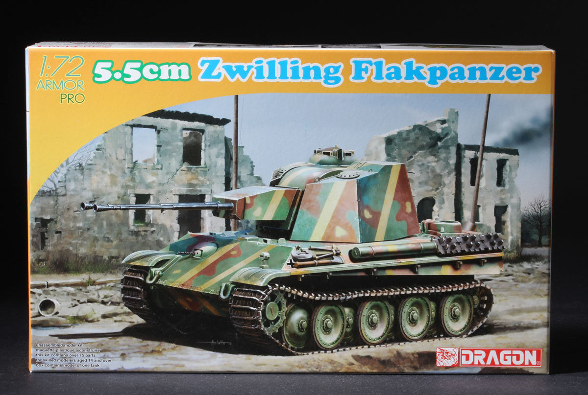 Dragon WWII German 5cm Zwilling Flakpanzer kIT