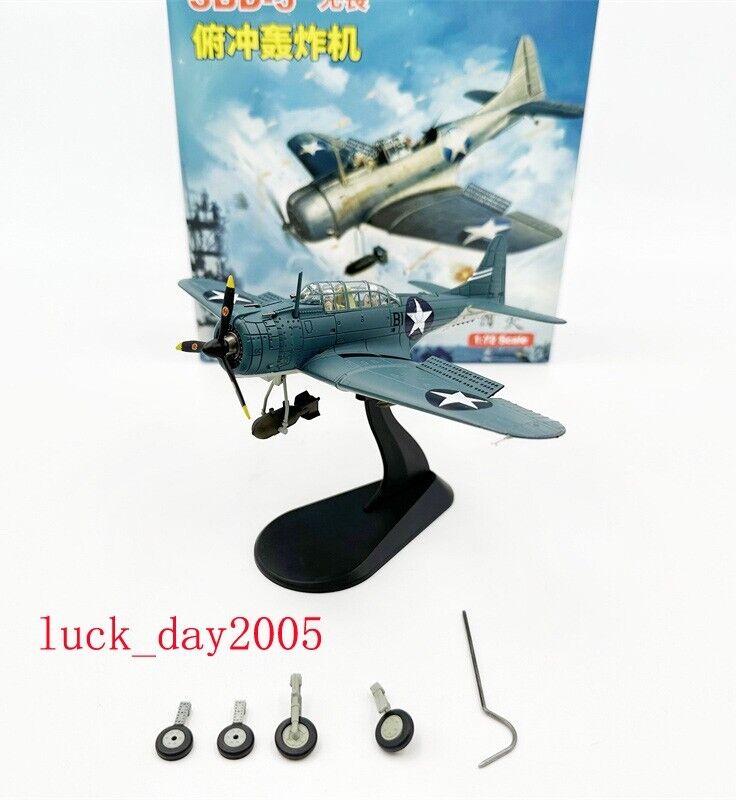 Wltk WWII NAVY SBD-3 Dauntless Dive Bomber Lt Richard Best Diecast