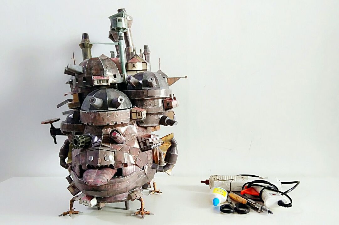 Howl's Moving Castle Paper 50cm Land Version Educational Puzzle Gift