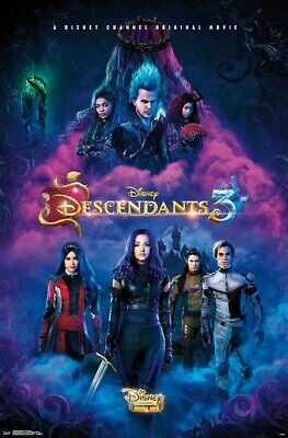 DESCENDANTS MOVIE 22x34 DISNEY 17530