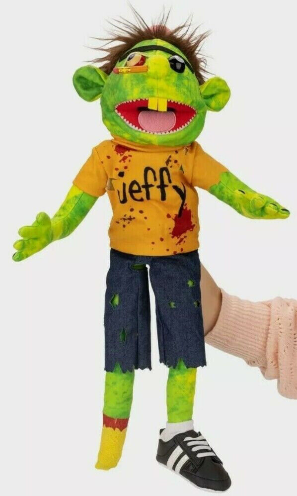 Zombie Jeffy Puppet Authentic SML Merch Full Size Genuine Super Mario Logan