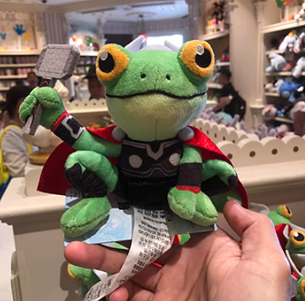 2023 Parks Marvel Frog Thor Throg Magnetic Shoulder Pal Plush