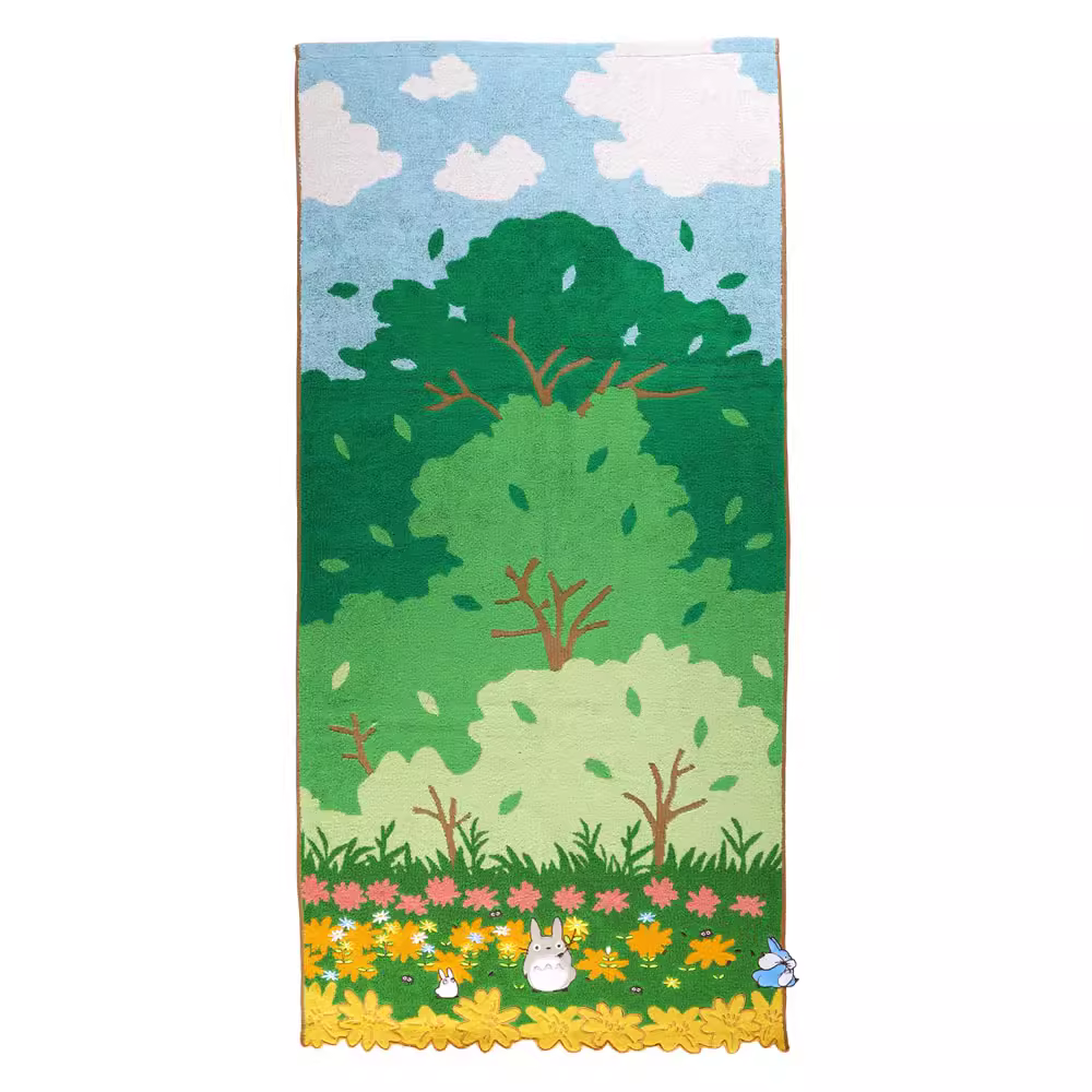 My Neighbor Totoro Bath Towel Camphor Tree 60x120cm Studio Ghibli