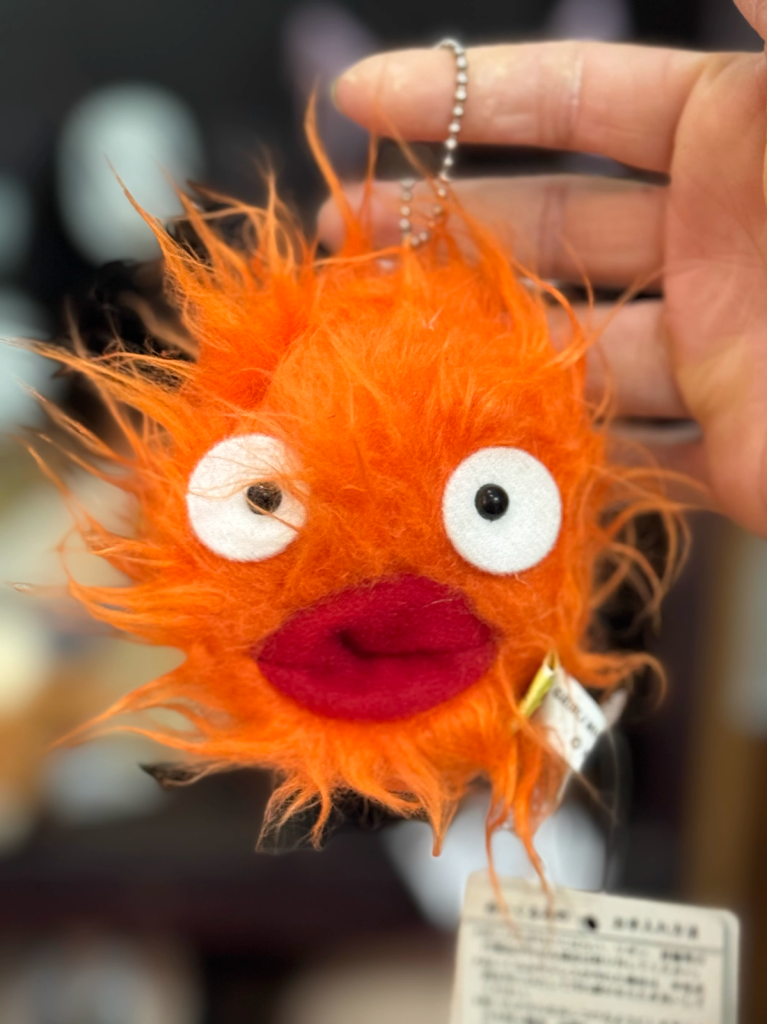 Ghibli Park Howl'S Moving Castle Mascot Plush Calcifer key ring