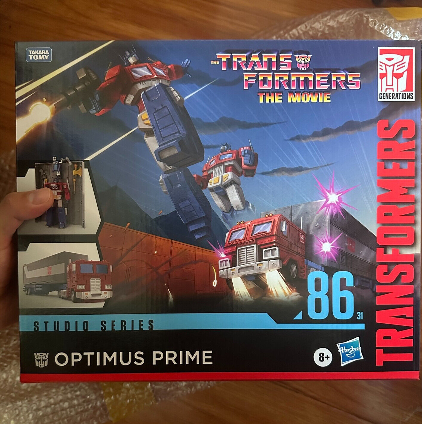 figure Optimus Transformers Hasbro Studio 86 Prime Commander Series