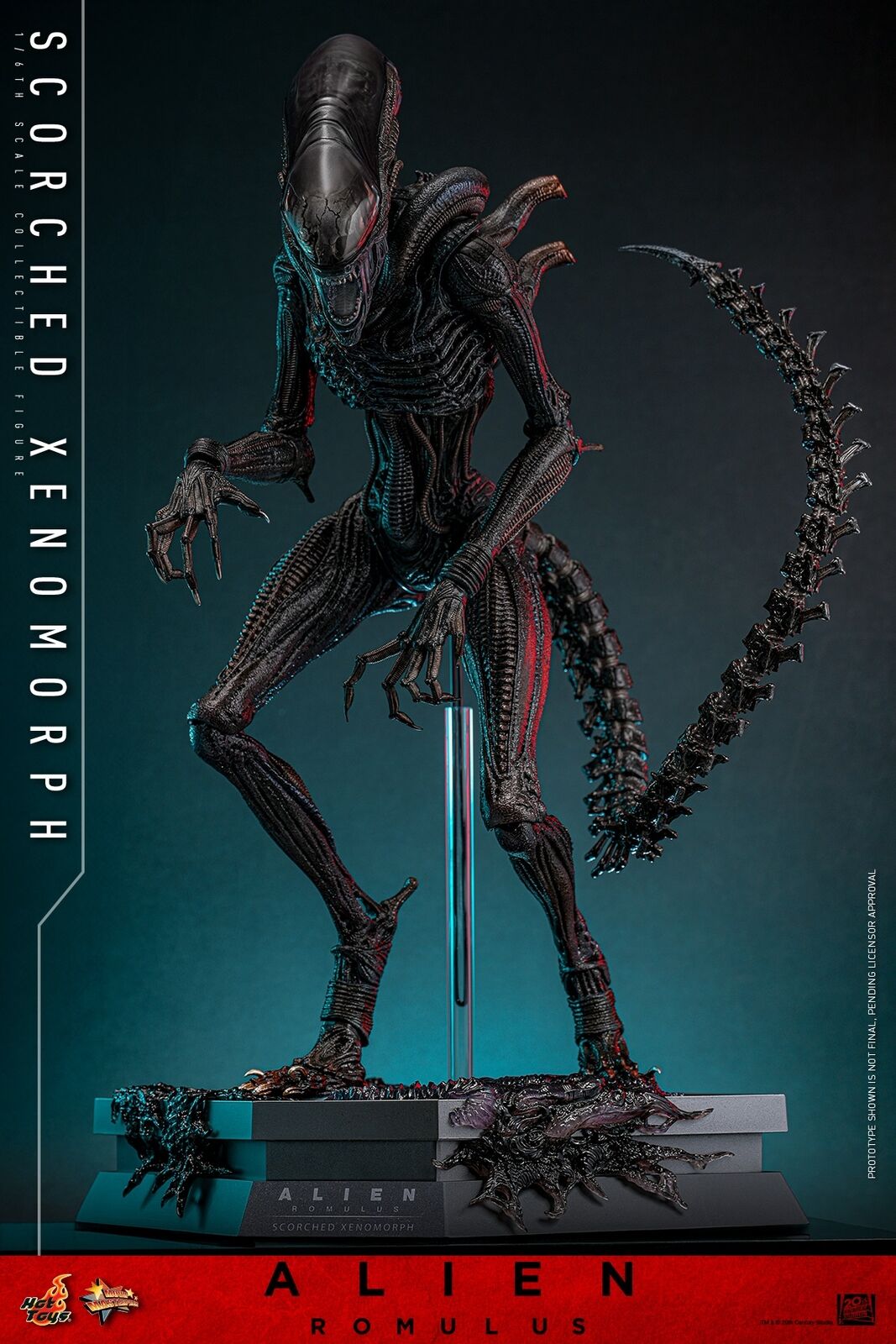 MMS784 Xenomorph Pre-order Scorched Romulus Alien