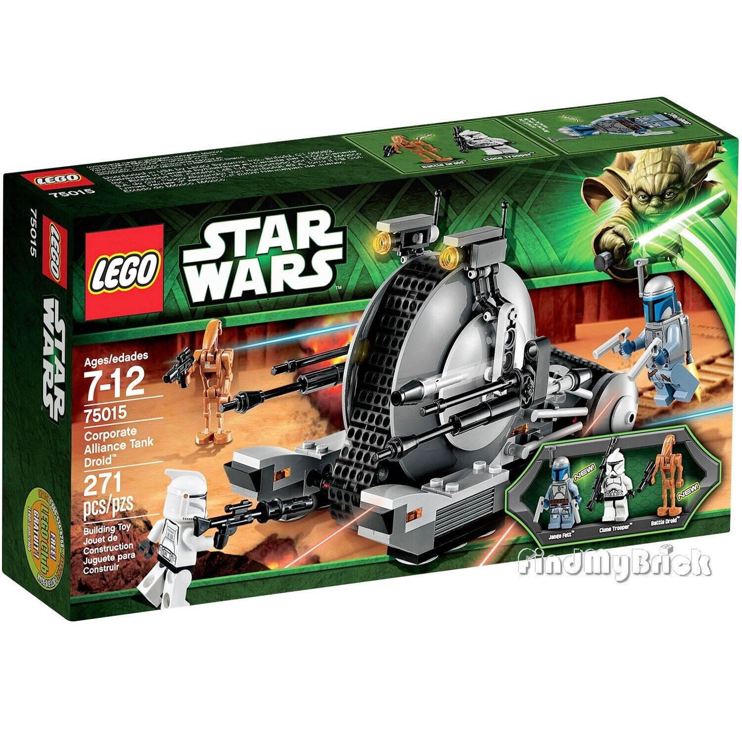 Tank 75015 Lego Jango Trooper Alliance Droid Fett Corporate