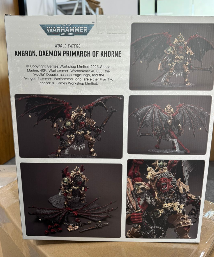 Daemon Khorne Eaters Angron World Primarch figure